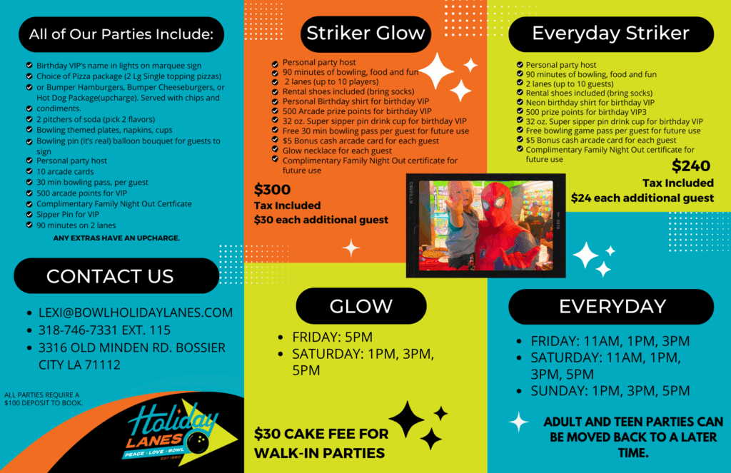 Bowling Alley | Family Fun | Things to Do | Holiday Lanes | Bossier ...