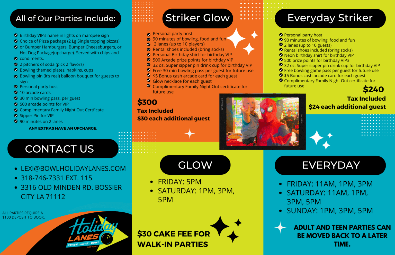 Bowling Alley | Family Fun | Things to Do | Holiday Lanes | Bossier ...